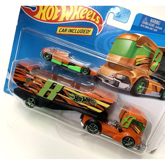 Hot Wheels | Toys | Hot Wheels Big Rig Heat Diecast Vehicle Orange ...